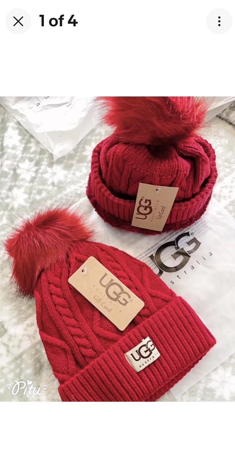 Ugg Cozy Hat Fleece Inside New - Etsy