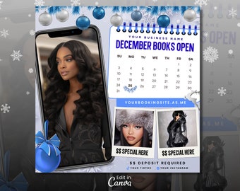 Grinchmas Flyer December Booking Flyer Christmas Book Now - Etsy