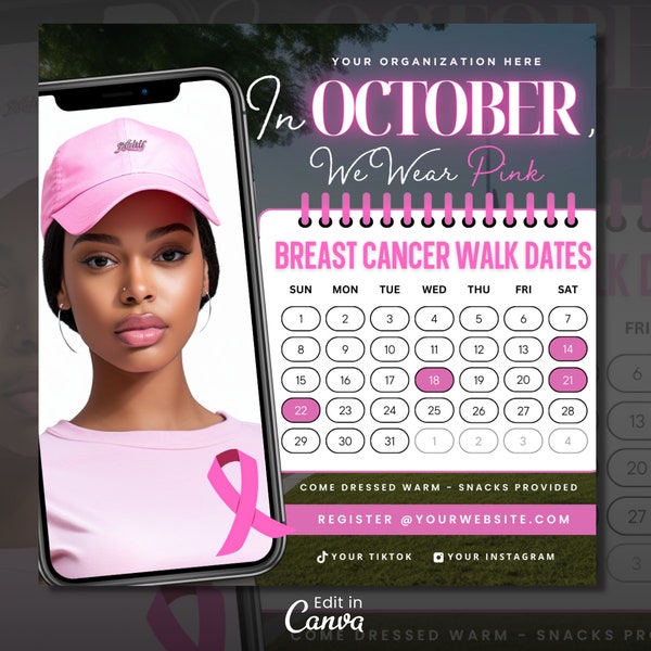 Breast Cancer Walk - Etsy