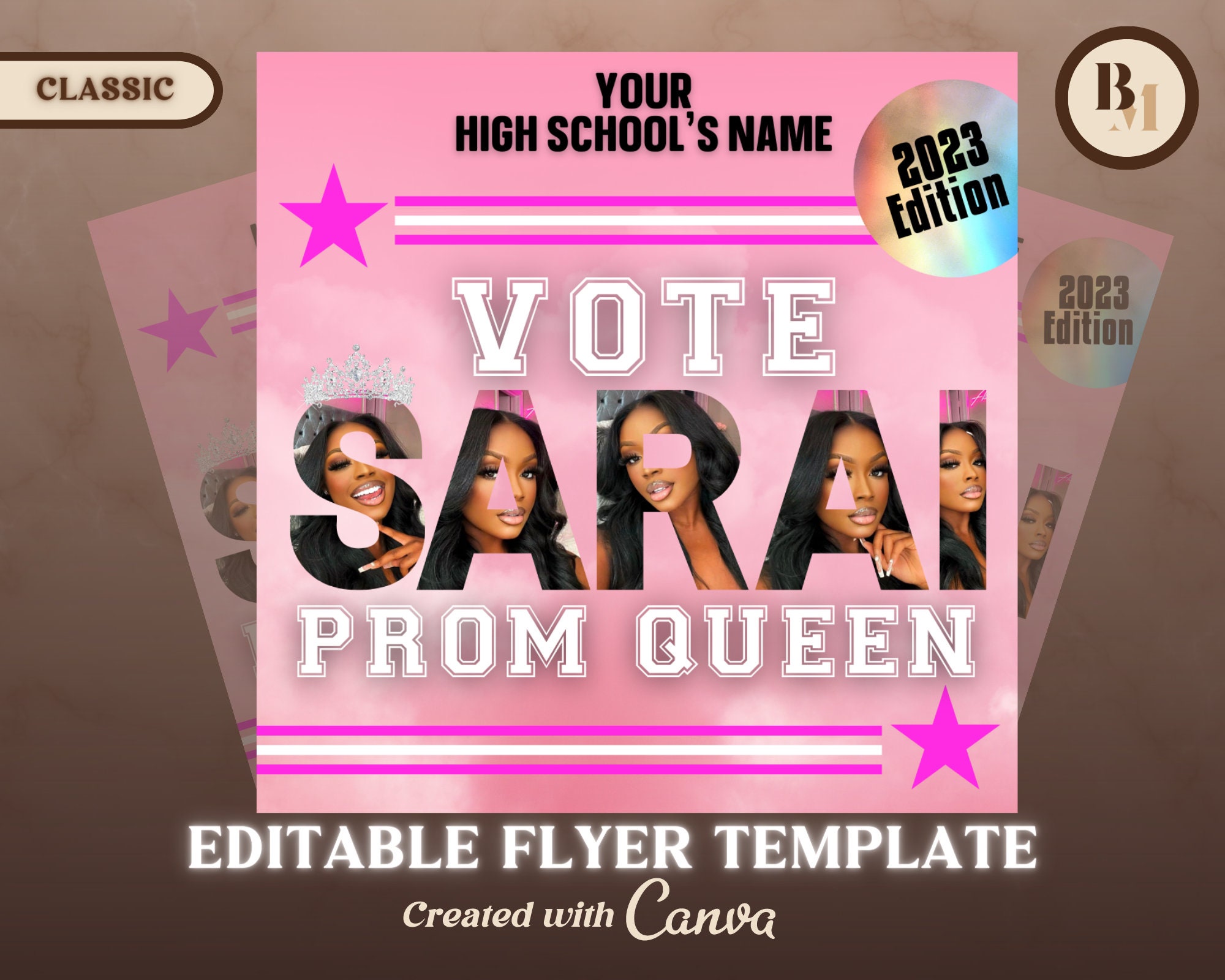 Vote Prom Queen Flyer Prom Flyer Vote Prom Campaign Flyer - Etsy
