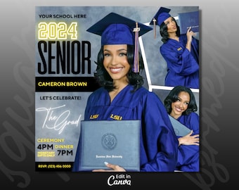 Graduation Flyer, Graduation Party, Graduation Invitation, Congrats to ...