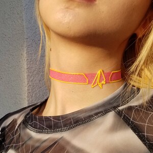 RBF UV Choker Tracer psychedelic Choker, Necklace, Festival Accessories ...
