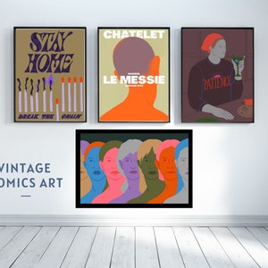 Indie Poster Pack 4 Indie Posters Digital Set Indie - Etsy