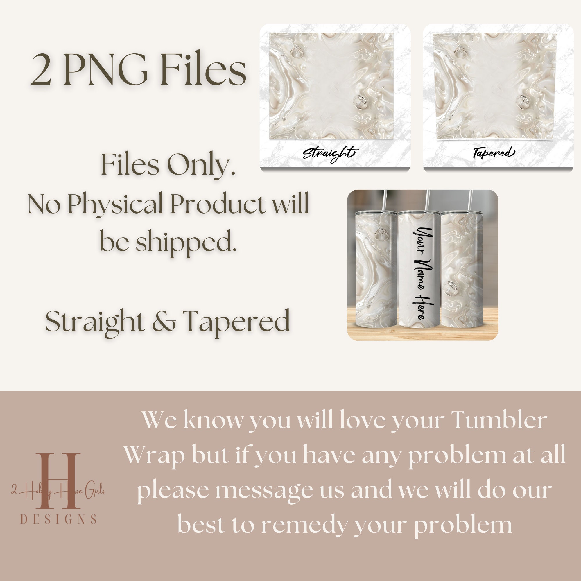 Abstract Marble Tumbler Design, Neutral Tones Digital Tumbler Wrap ...