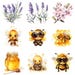 Bumblebees Clipart Bundle, Cute Bees Clipart Bundle, Cute Bees Png ...