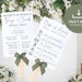 Wedding Program Fan Template Ceremony Fan Printable Program Fan ...