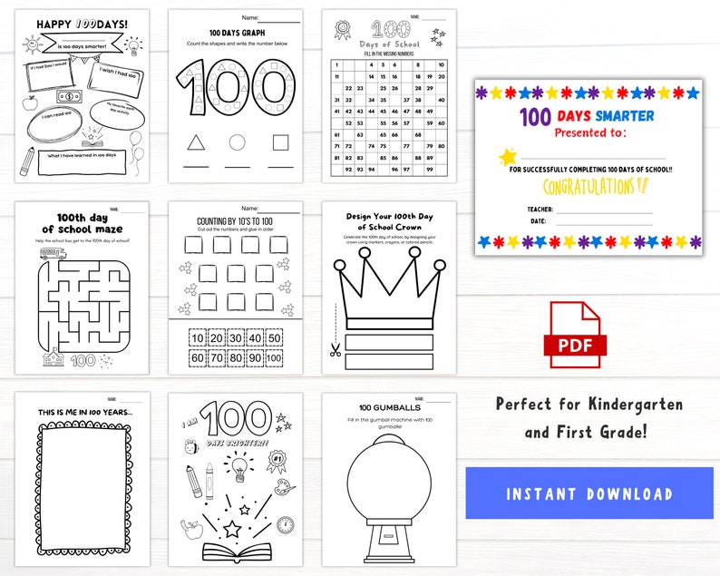 100 Days of School 100th Day Activities Classroom Activities 100th Day ...