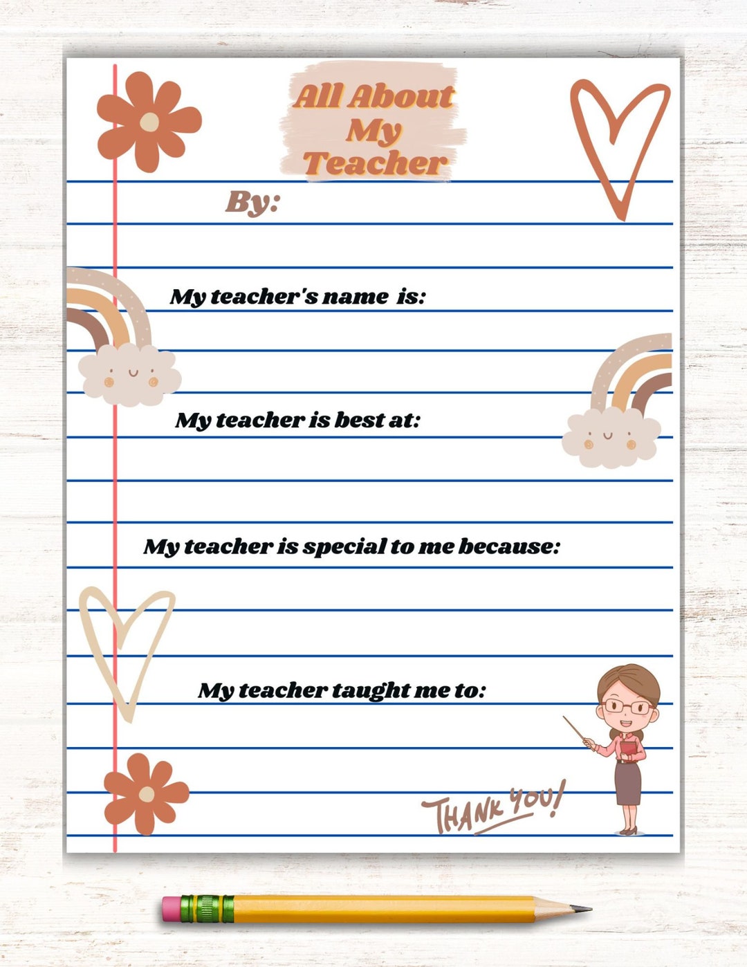 Teacher Appreciation Printable | Teacher Appreciation Gift | All About ...