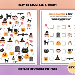 Halloween Activities | Halloween I Spy | Activities for Kids ...