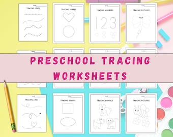 Preschool Worksheets | Tracing Worksheets | Prewriting Worksheets ...