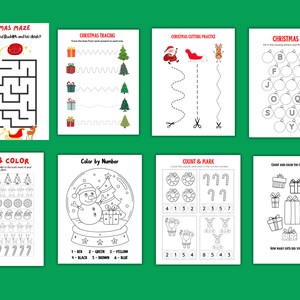 Preschool Christmas Activities christmas Preschool Packet Homeschool ...