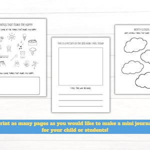 Kids Feelings Journal | Feelings Journal for Children | Emotions for ...