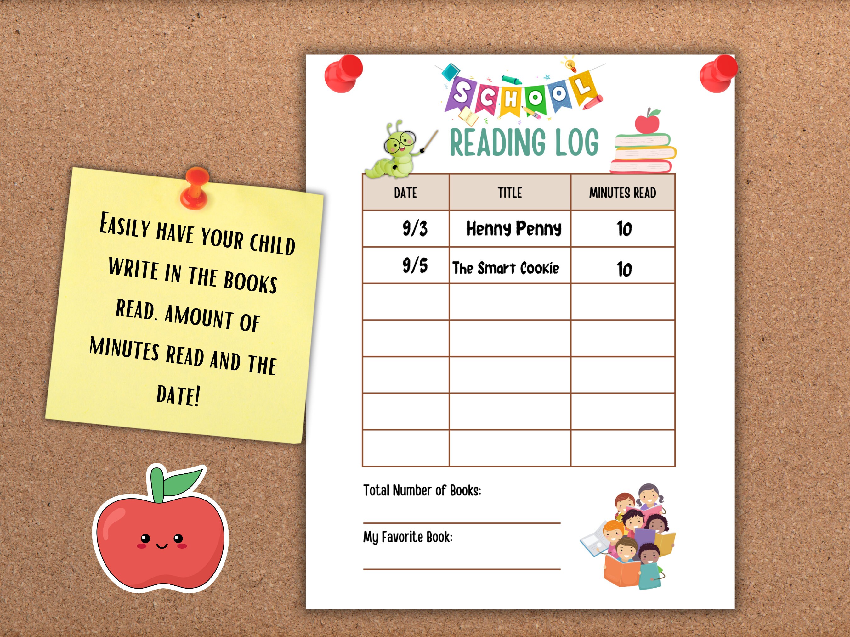 Reading Log | Reading Tracker | School Reading Log | Kids Reading Log ...