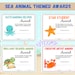 Sea Animal Themed End of School Awards, Printable Awards Kindergarten ...