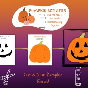 Pumpkin Activities | Preschool Learning Fall |kids Fall Activities ...