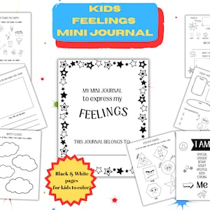 Kids Feelings Journal | Feelings Journal for Children | Emotions for ...