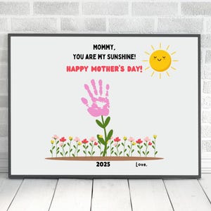 Mother's Day Handprint Craft | Kids Art Activity | Gift for Mom ...