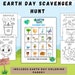Earth Day Scavenger Hunt | Earth Day Activity for Kindergarten ...