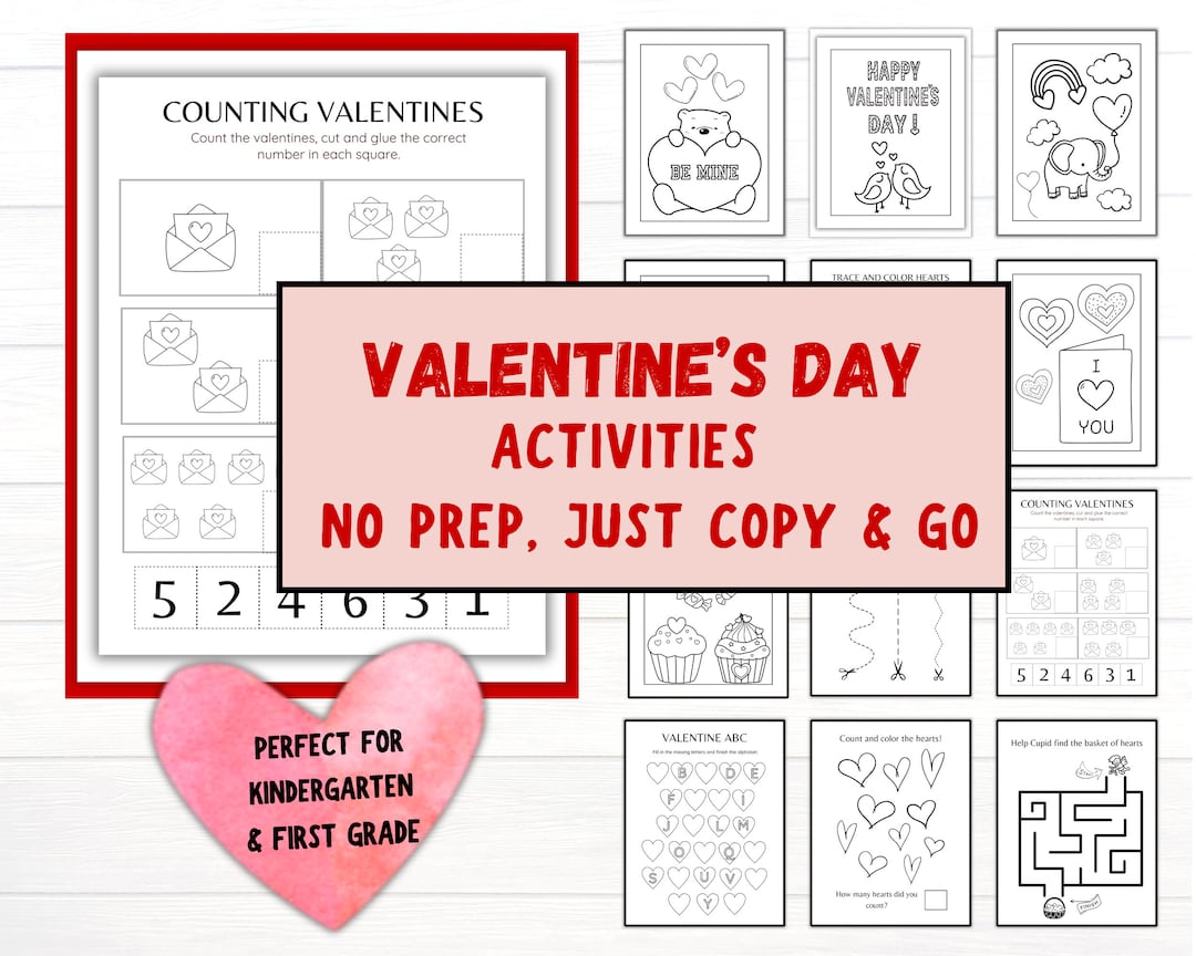 Valentines Day Activities | Valentines Day Printables | Valentines Day ...