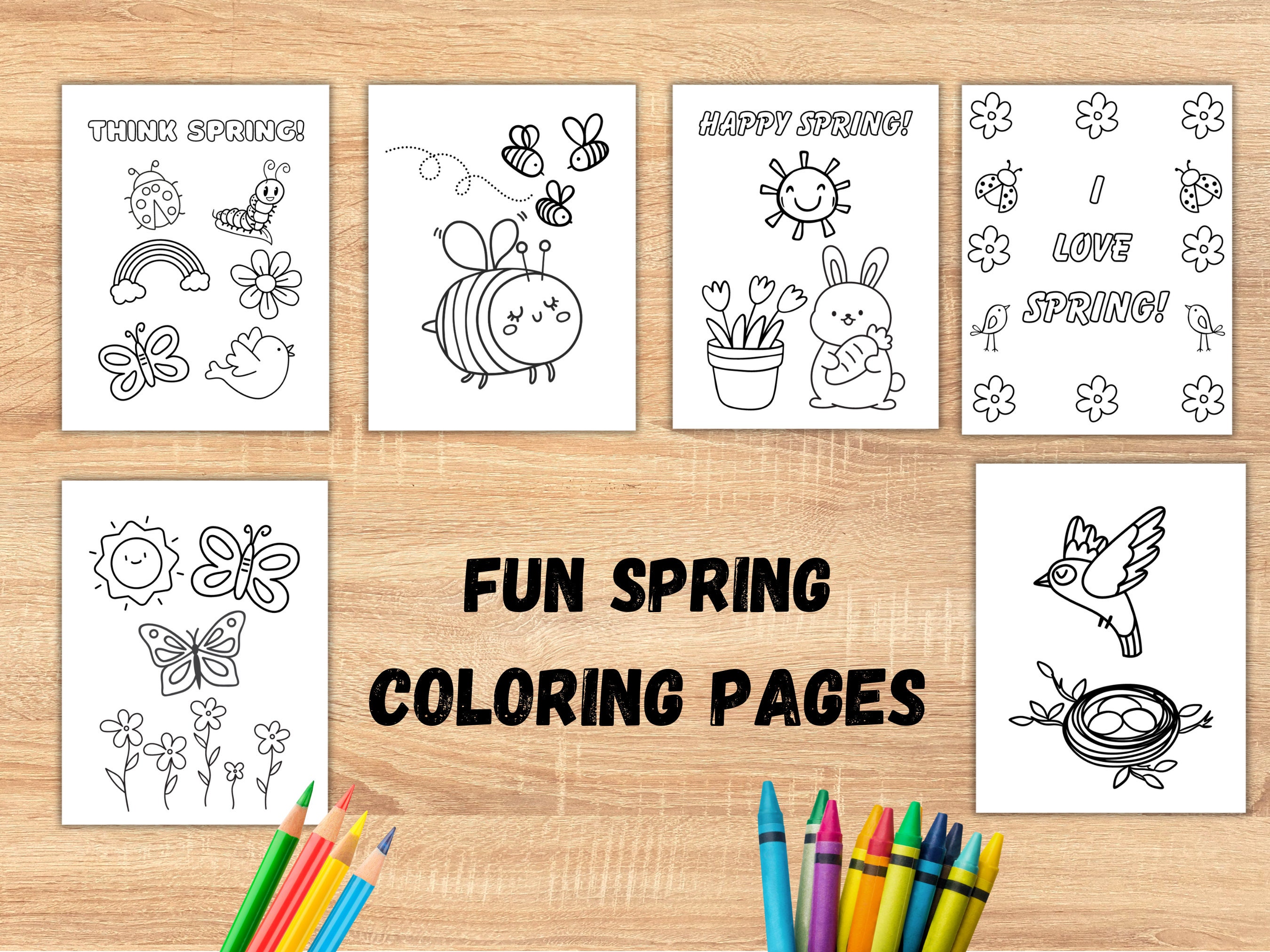 Spring Preschool Worksheets, Printable Learning Activities, Tracing and ...