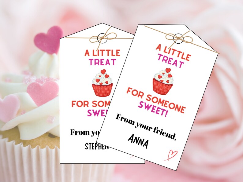 Valentines Day Printable Gift Tag | Sweet Treat Tag | Valentines Day ...
