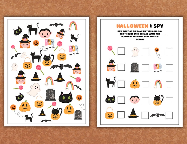 Halloween Activities | Halloween I Spy | Activities for Kids ...