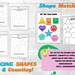 Shape Matching | Preschool Learning Shapes | Shape Tracing ...