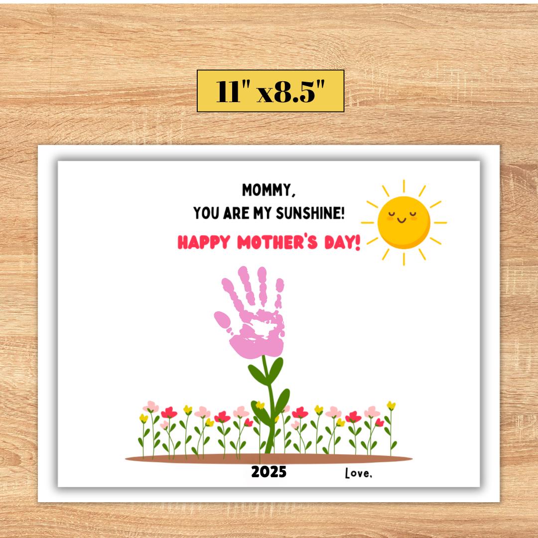 Mother's Day Handprint Craft | Kids Art Activity | Gift for Mom ...