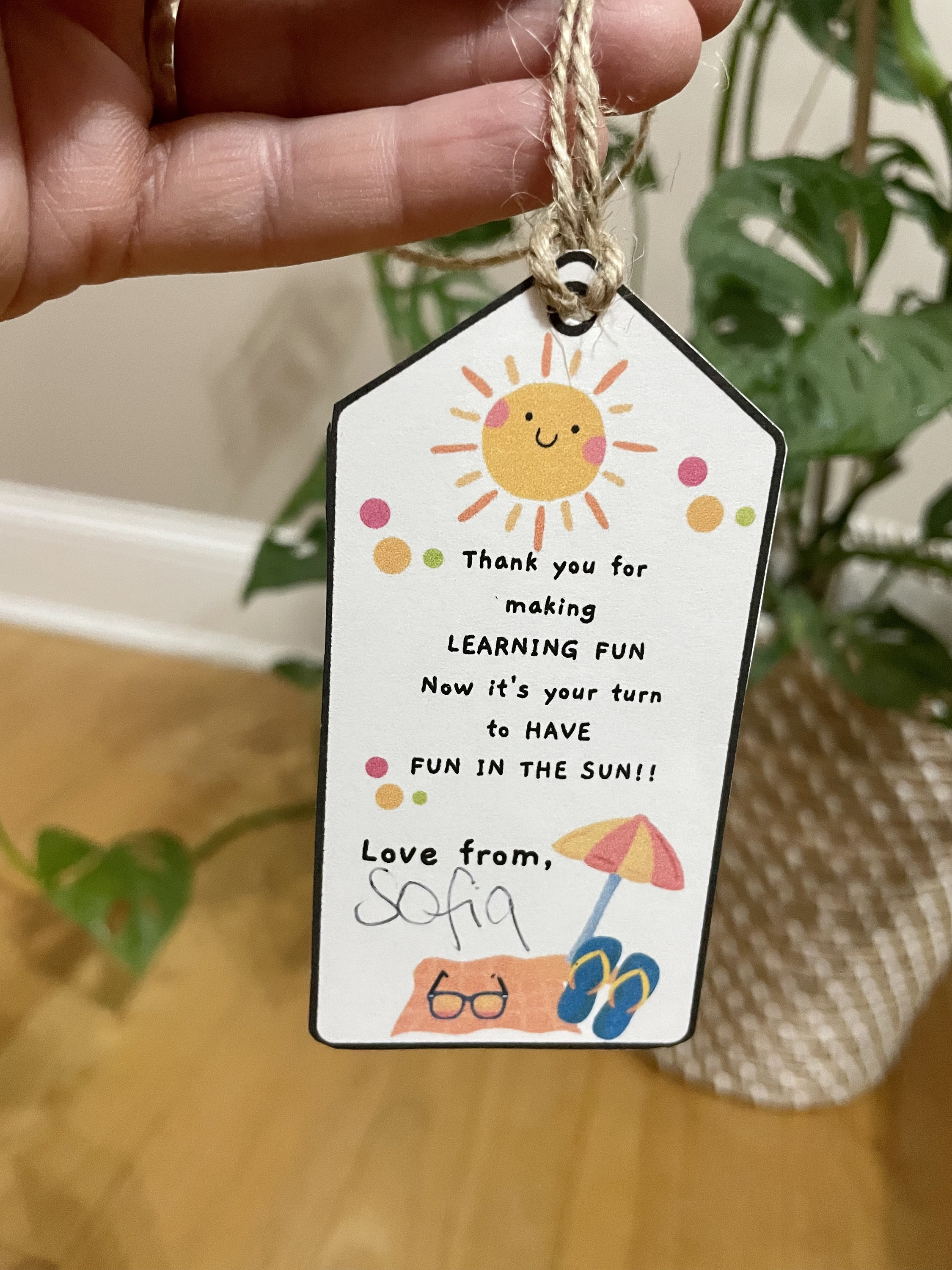 Teacher End of the Year Gift Tags | Summer Teacher Appreciation Gift ...