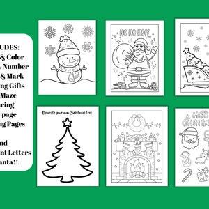 Preschool Christmas Activities christmas Preschool Packet Homeschool ...