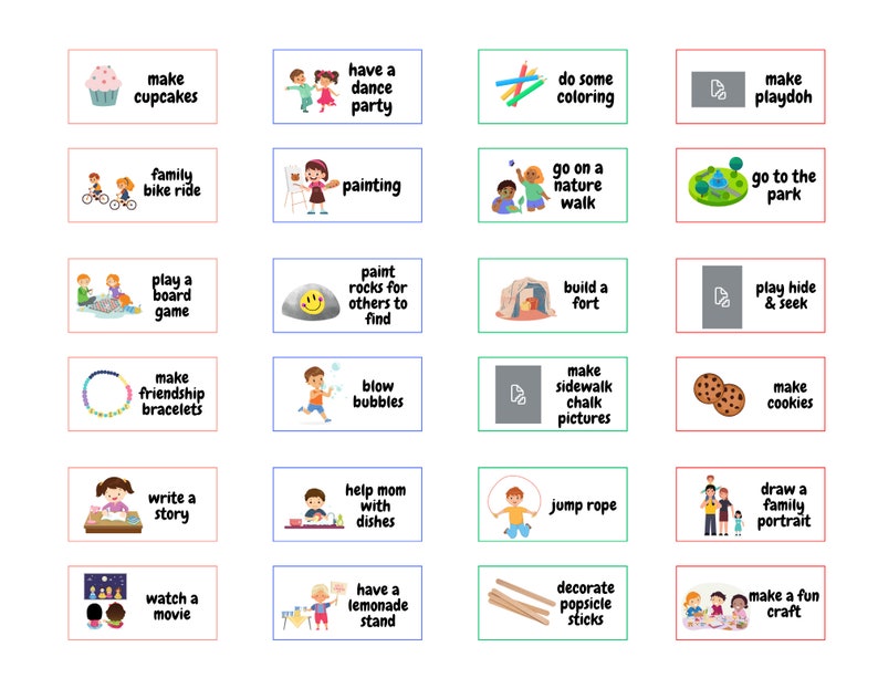 Boredom Busters Printable | Boredom Buster Jar | Activity Cards | Kids ...