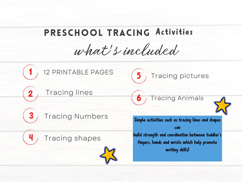 Preschool Tracing Worksheets | Prewriting Worksheets | Fine Motor ...