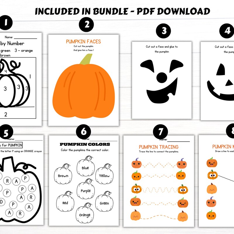 Pumpkin Printable - Etsy