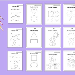 Preschool Worksheets | Tracing Worksheets | Prewriting Worksheets ...
