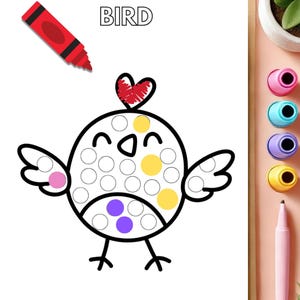 Spring Dot Marker Worksheets | Do-a-dot Printables for Preschool | Fine ...