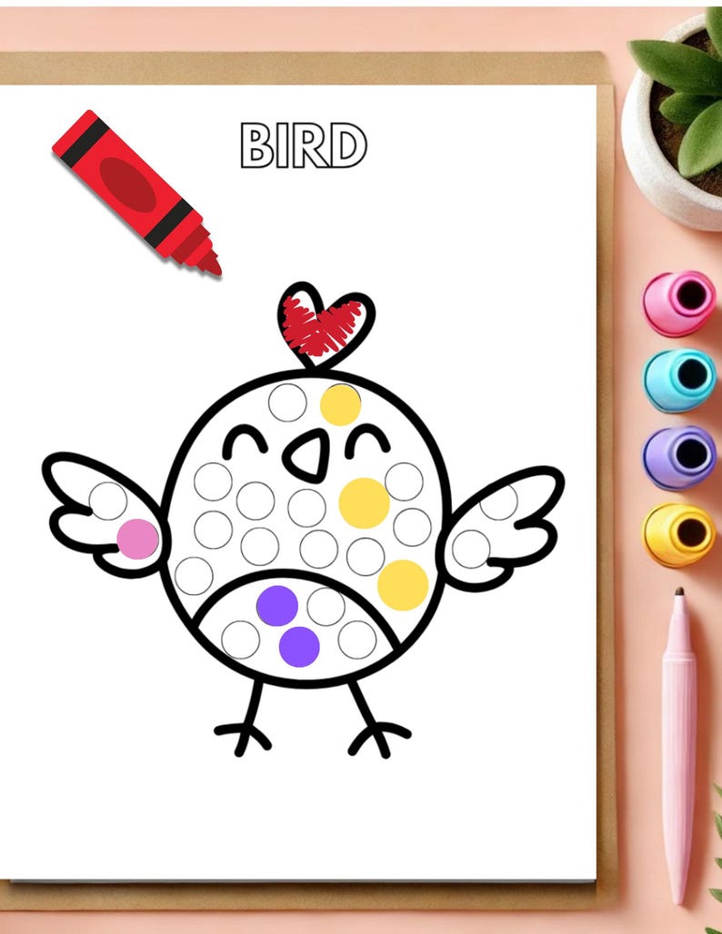 Spring Dot Marker Worksheets | Do-a-dot Printables for Preschool | Fine ...