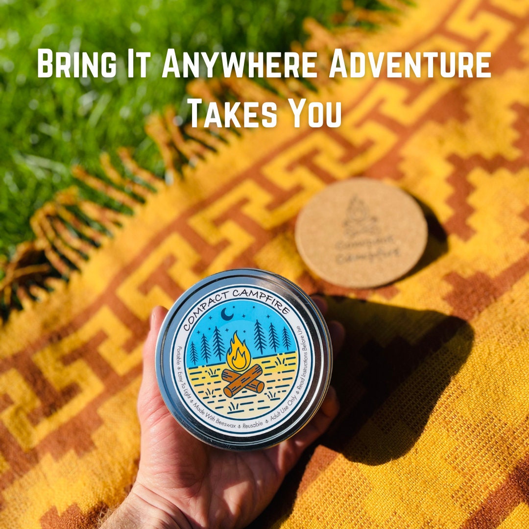 Compact Campfire | Portable Fire Pit | Burns up to 5 Hours | Made With ...