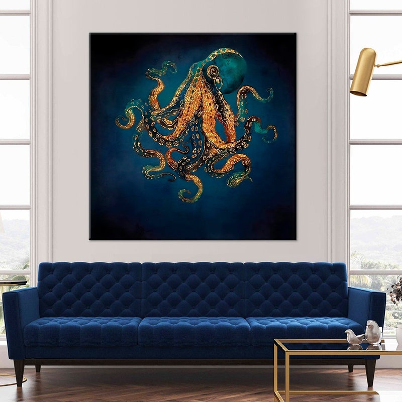 Octopus Wall Art - Etsy