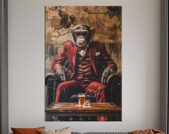 Monkey Picture Frame - Etsy