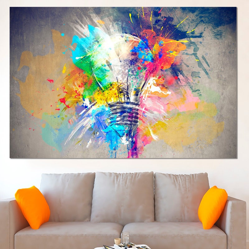 Light Bulb Art - Etsy