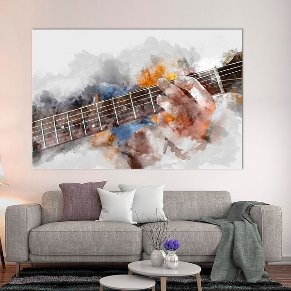 Abstract Guitar Art - Etsy