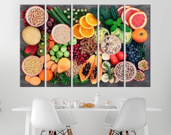 Healthy Food Wall Art - Etsy