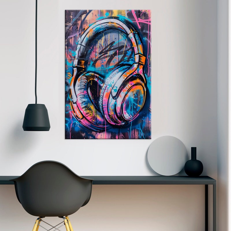 Headphones Art - Etsy