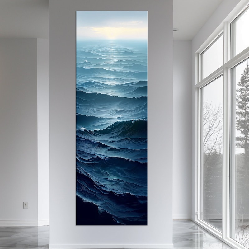 Navy Blue Nautical Wall Art - Etsy