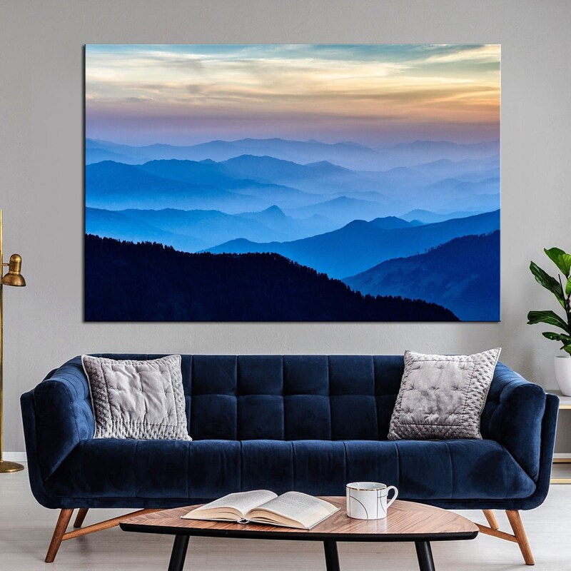 Blue Ridge Mountains Canvas - Etsy
