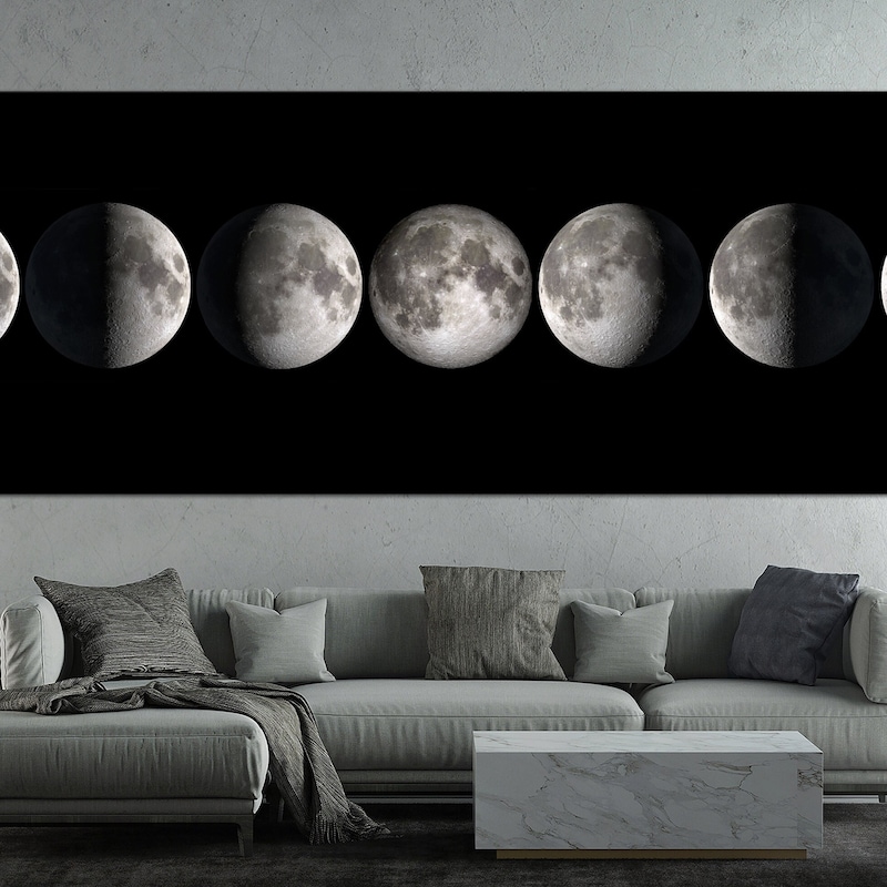 Moon Phase Wall Decor - Etsy