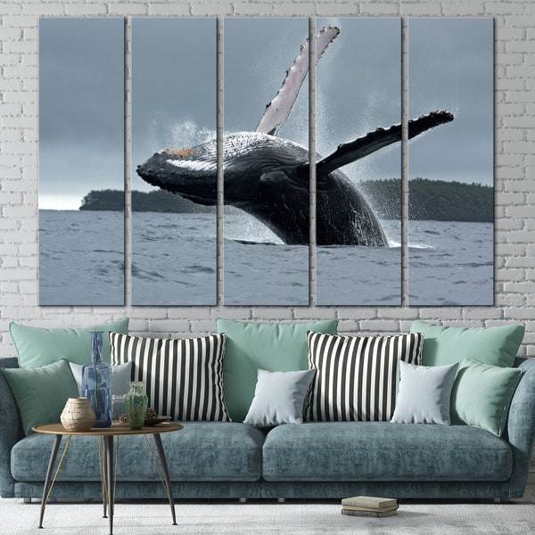Whale Canvas Art - Etsy
