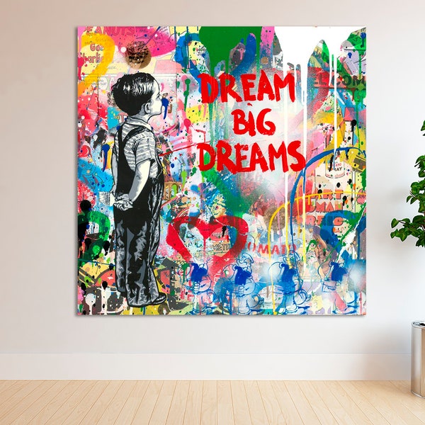 Dream Big Canvas - Etsy