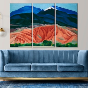 Georgia O'keeffe Black Mesa Landscape Prints Famous Painting Print New ...