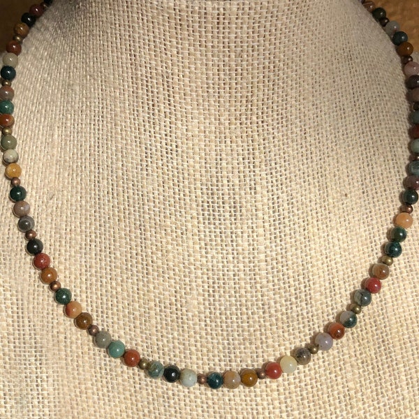 Boho Beaded Necklace - Etsy